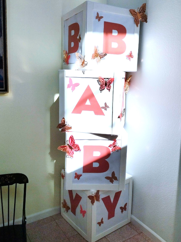 Baby Blocks Party Props (Butterflies) - Gifts and Party Stuff